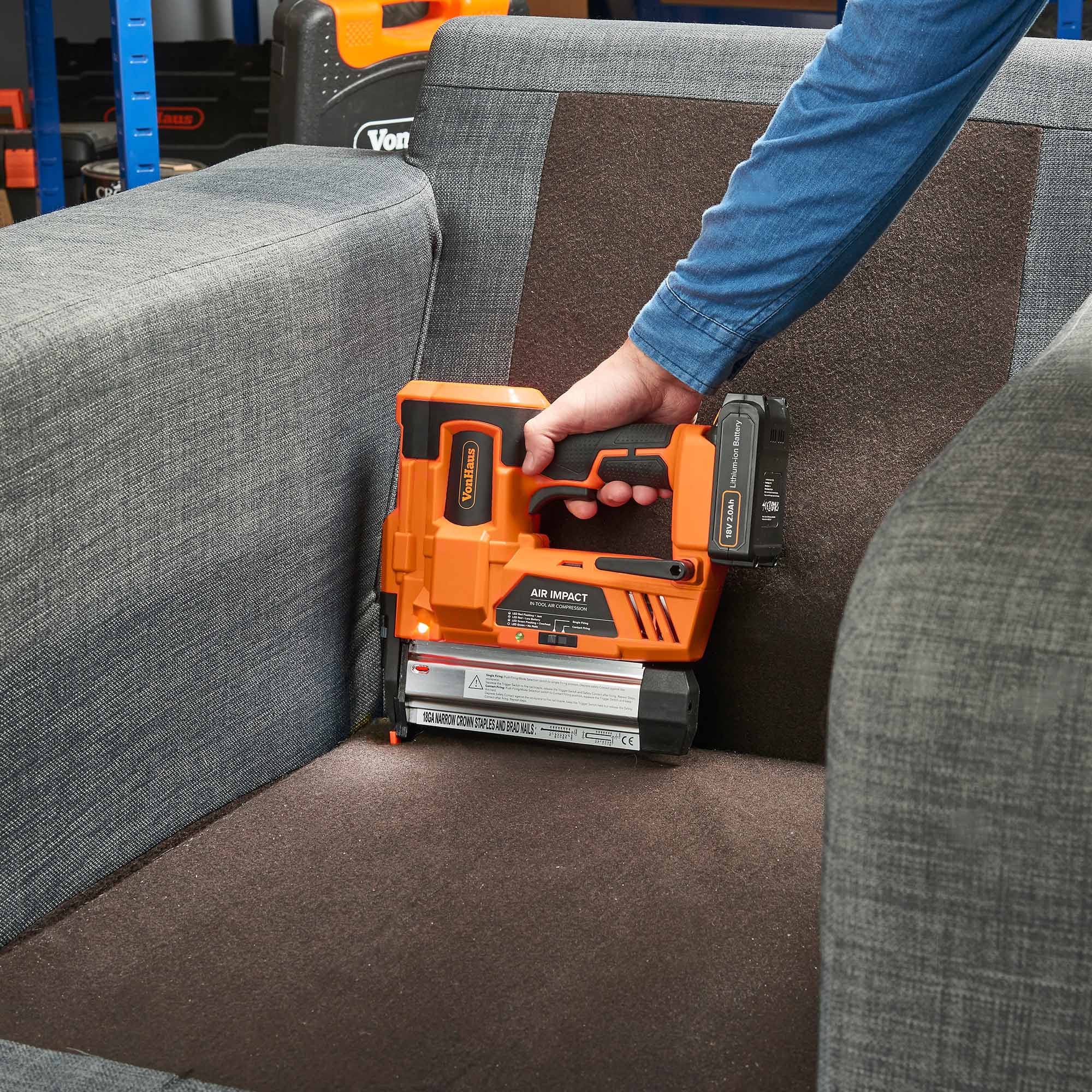 VonHaus Nail Gun & Staple Gun Cordless Electric Heavy Duty Stapler ... VonHaus Nail Gun & Staple Gun Cordless Electric Heavy Duty Stapler ...