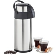 VonShef 5L Tea Urn Airpot Coffee Flask Pump Drinks Dispenser Office