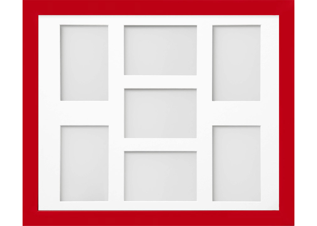 Frame Company Candy Red Multi Aperture Collage Picture Photo frame ...
