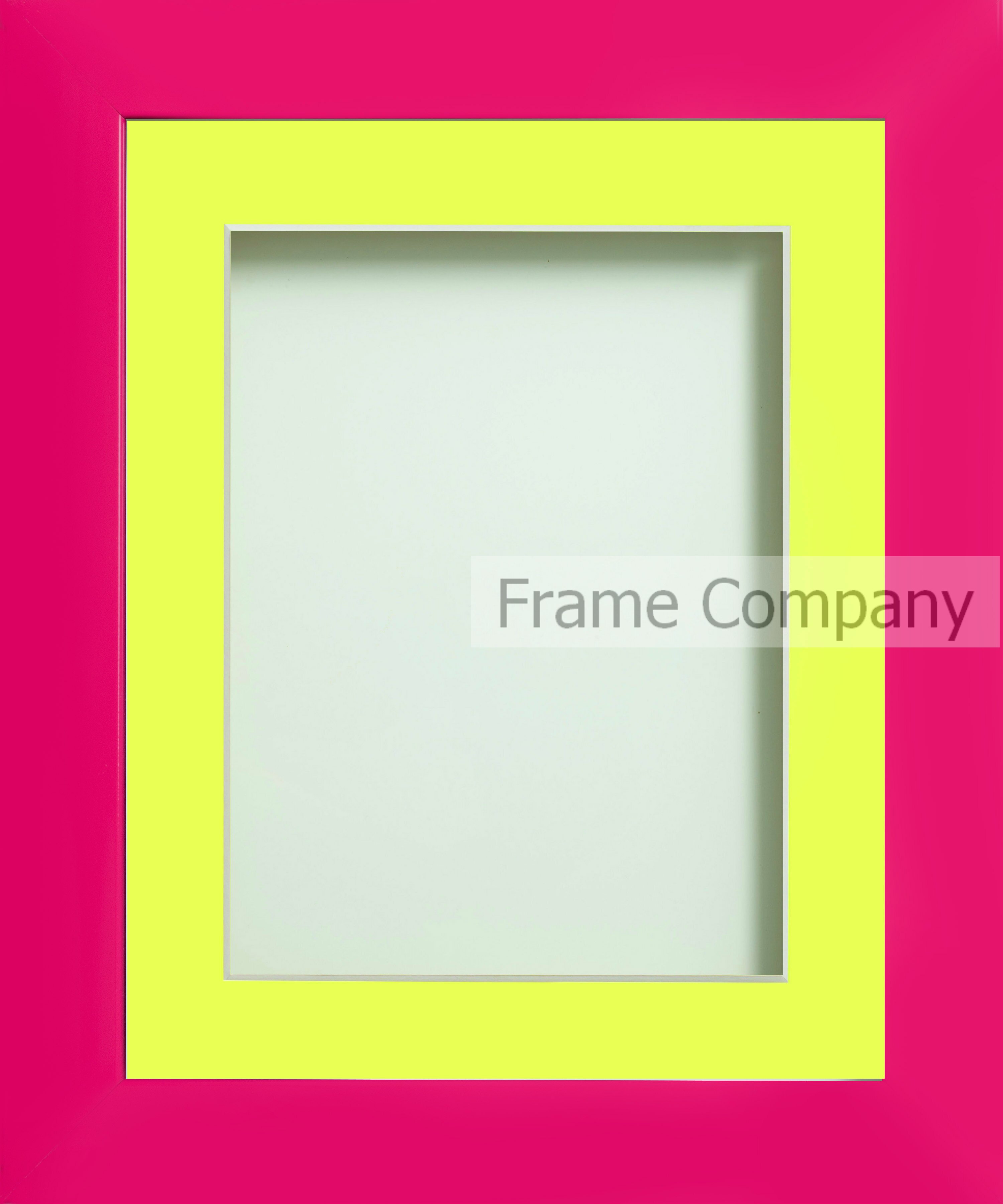 Frame Company Candy Range Hot Pink Picture Photo Frames with Choice of ...