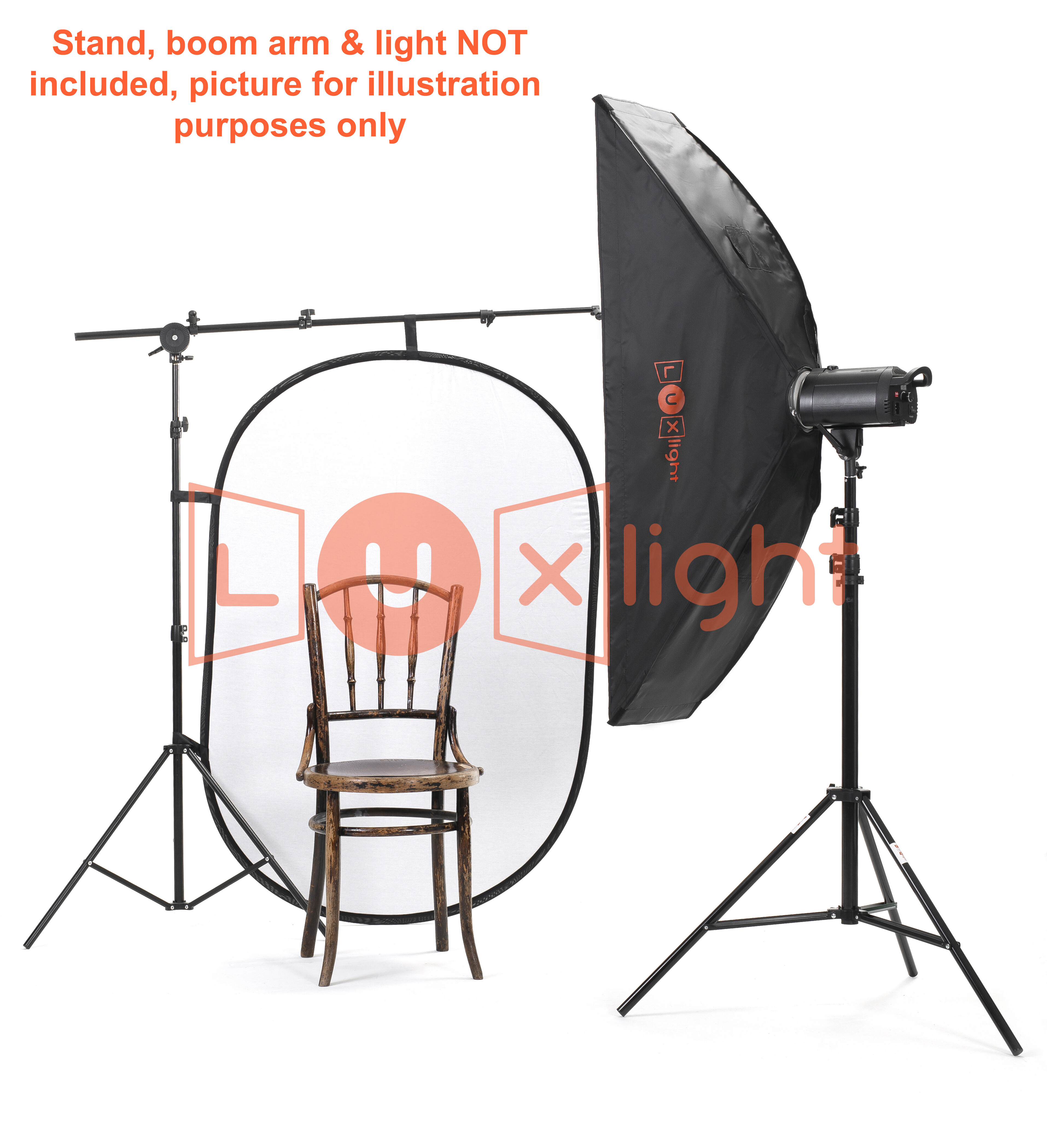 Popup Backdrop | Black White | Collapsible Muslin Photography ...