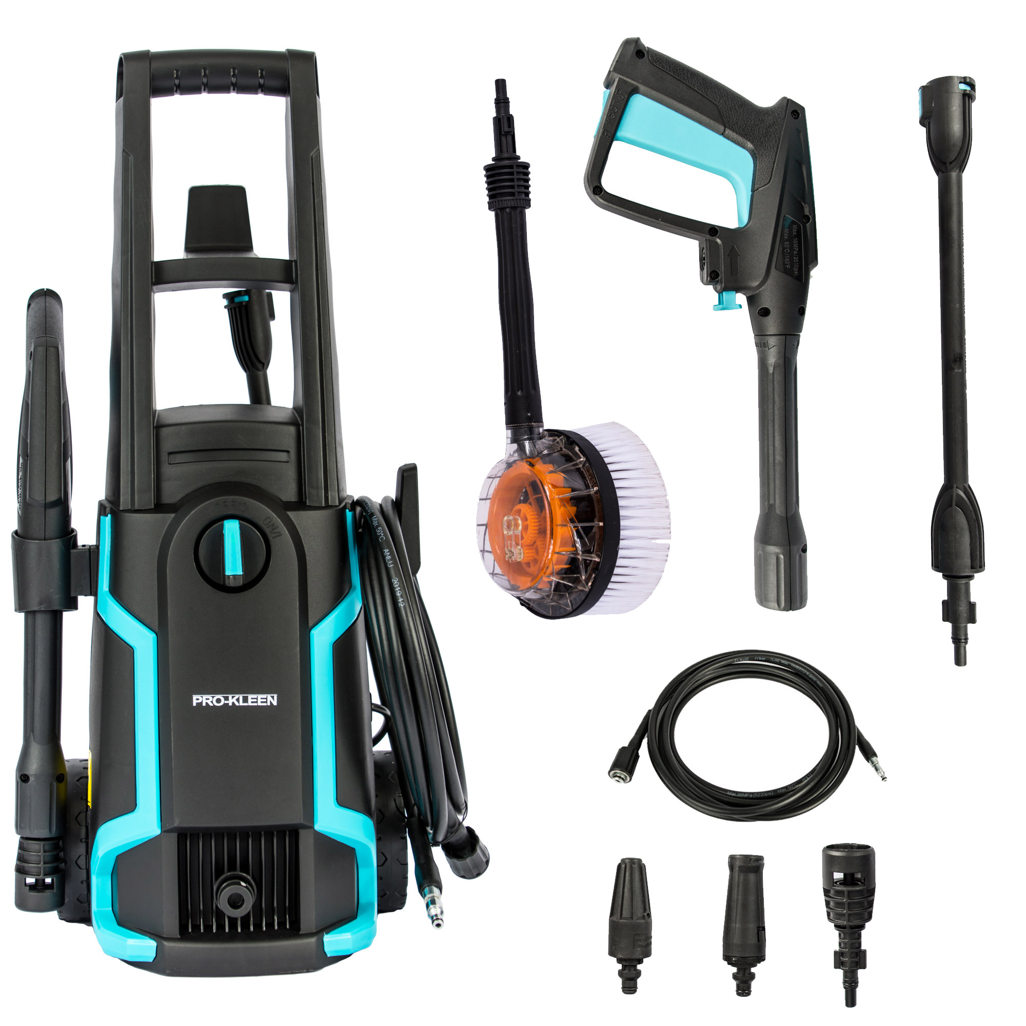 ProKleen Electric Pressure Washer High Power Jet Wash Car Rotary Brush ...