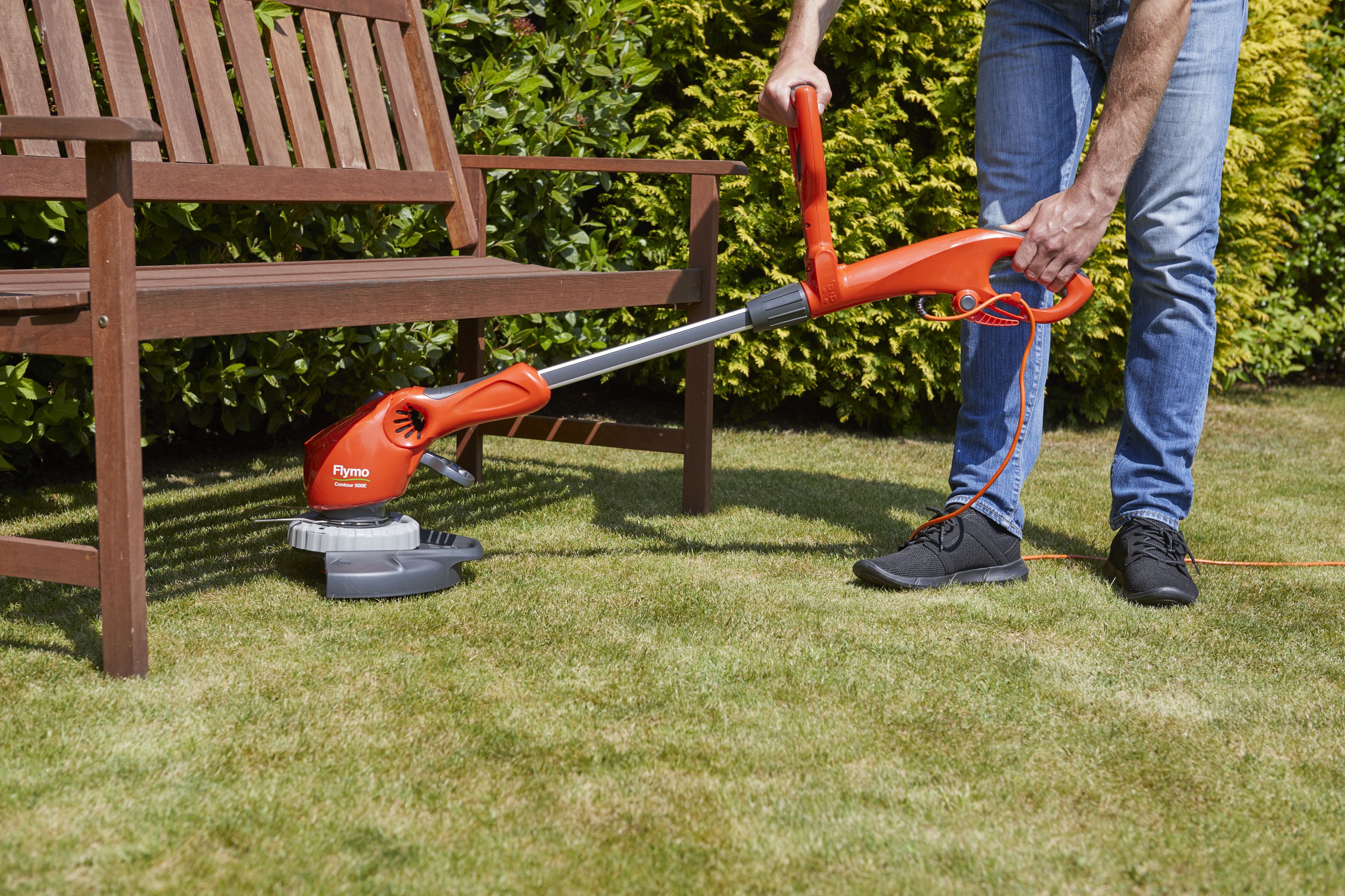 Flymo Contour 500E Electric Grass Trimmer - Certified Refurbished ...