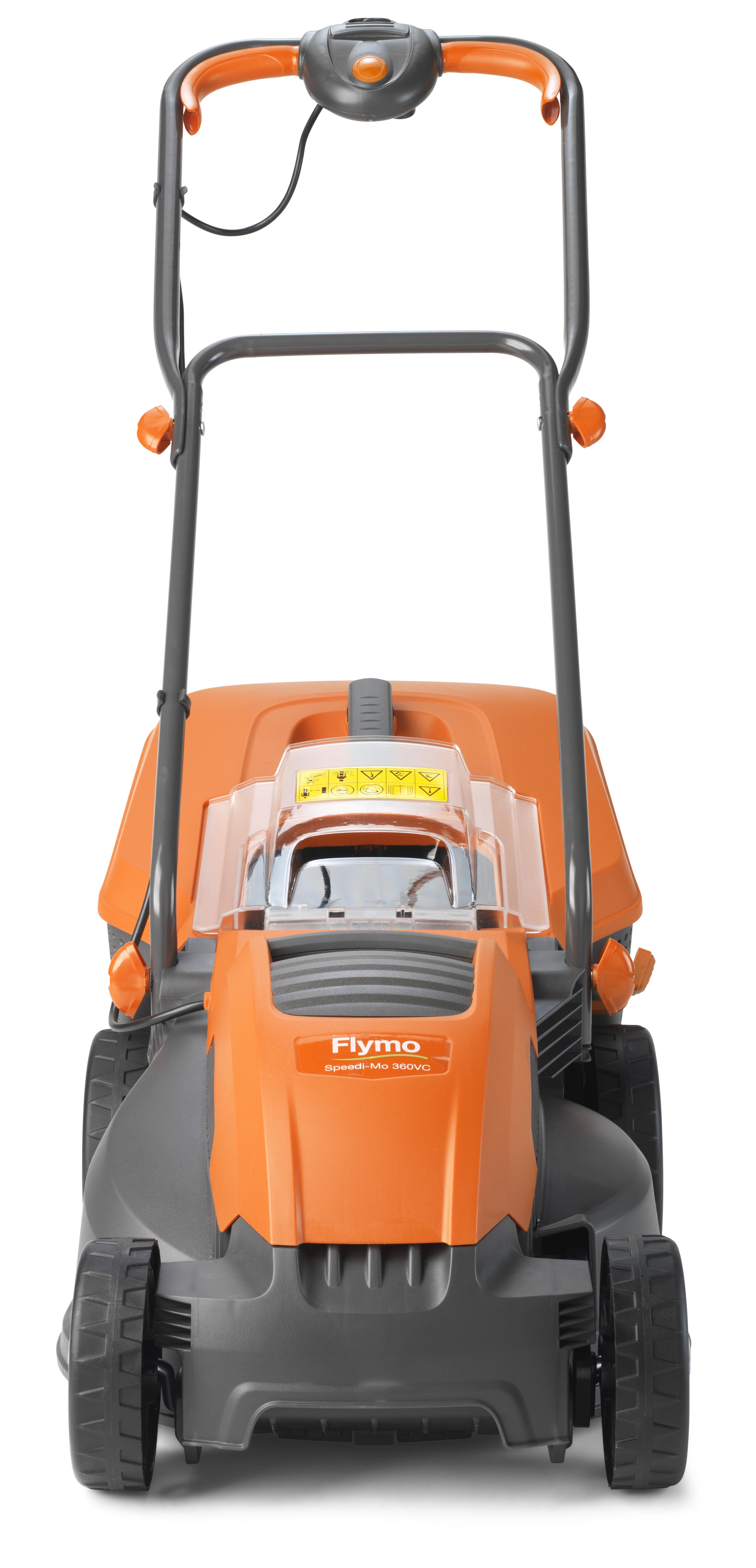 Flymo Speedi-Mo 360VC Rotary Lawn Mower - Silver Grade | eBay