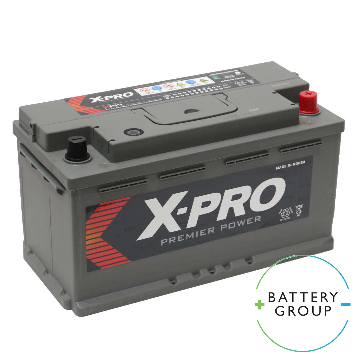 X-Pro60044 Hankook MF60038 + Varta Replacement 019 Car Battery 12V ...