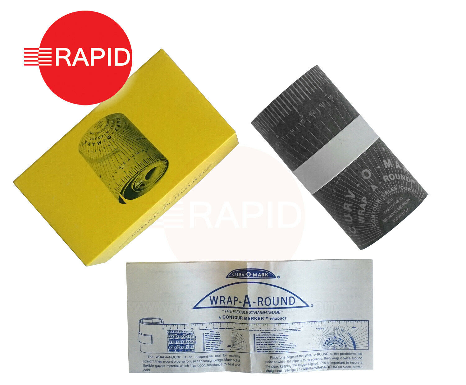 Pipe Wrap A Round Tool, Jackson Safety Curv-O-Mark, for Welding & Pipe ...